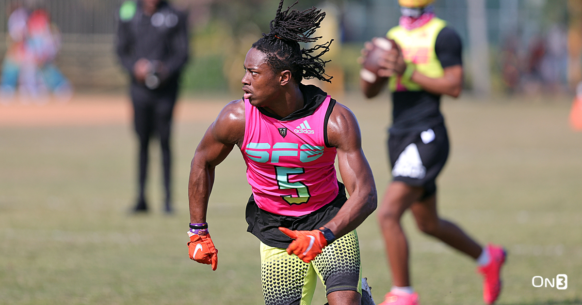 LOOK: Mario Cristobal visits Nathaniel Joseph, Miami 4-star WR commit - On3