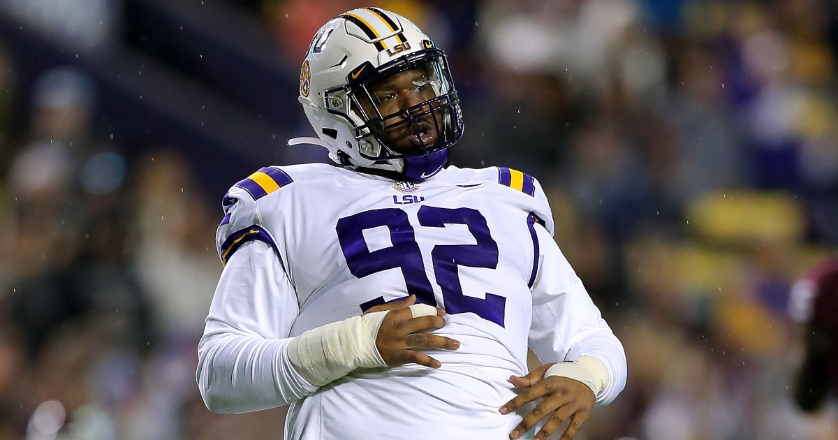 Las Vegas Raiders select LSU defensive tackle Neil Farrell in 2022 NFL ...