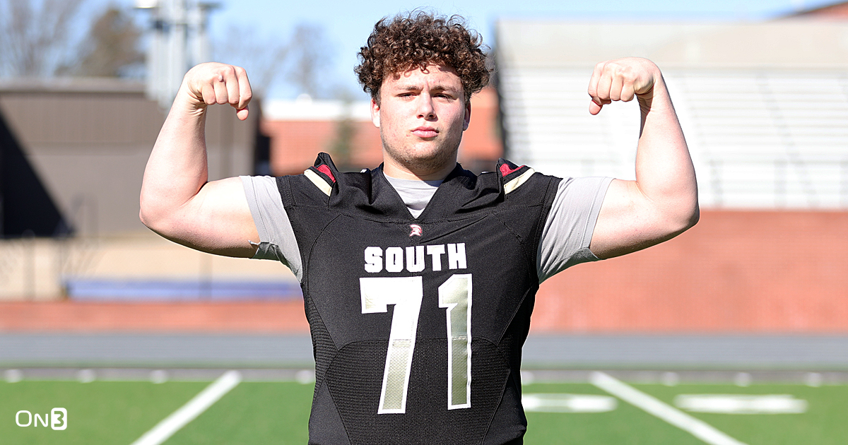 Four-star 2023 offensive lineman Madden Sanker had “a really good visit ...
