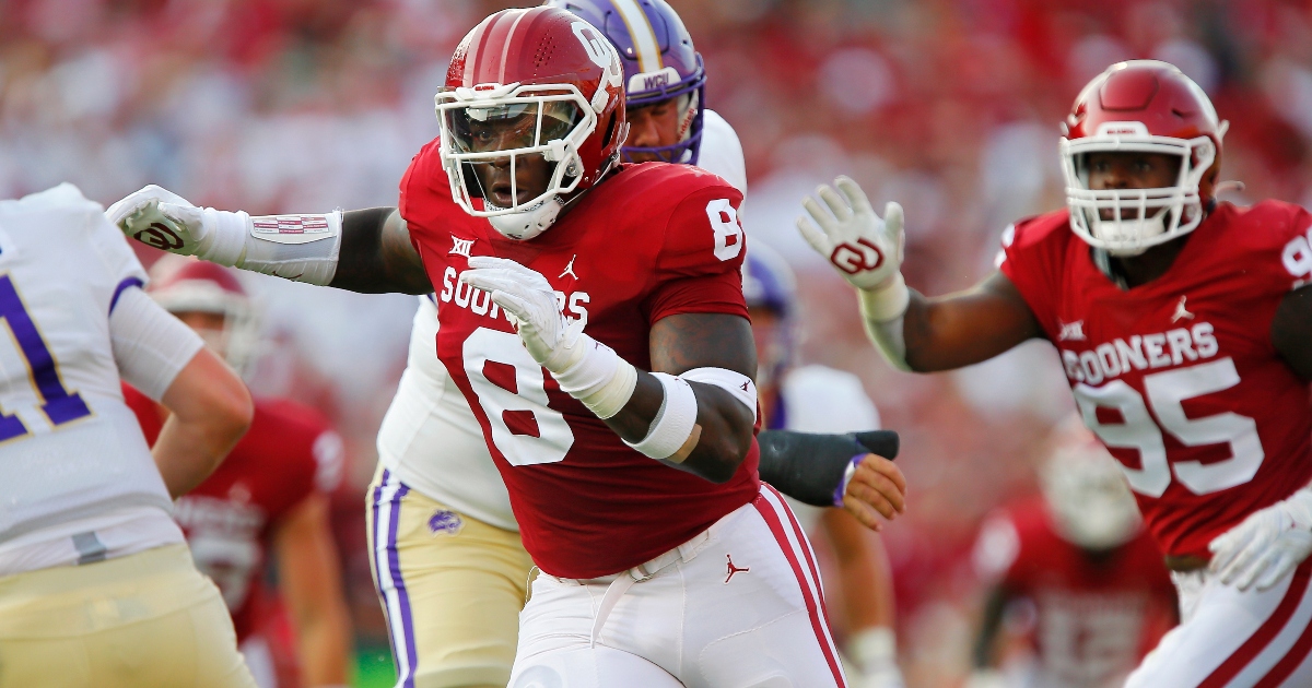 Perrion Winfrey delivers surprising defense of Lincoln Riley, Caleb ...