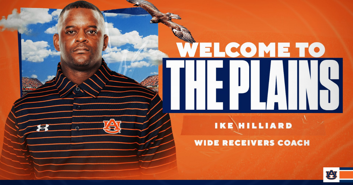 Auburn hires Ike Hilliard as the new wide receivers coach