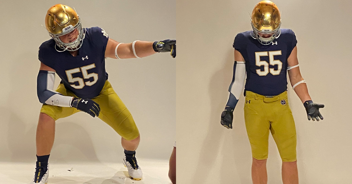 Notre Dame football recruiting: OT Monroe Freeling liking Harry Hiestand