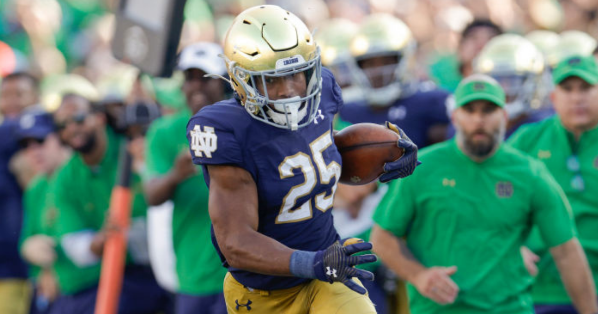 Grading the 2022 Notre Dame running backs prior to fall camp