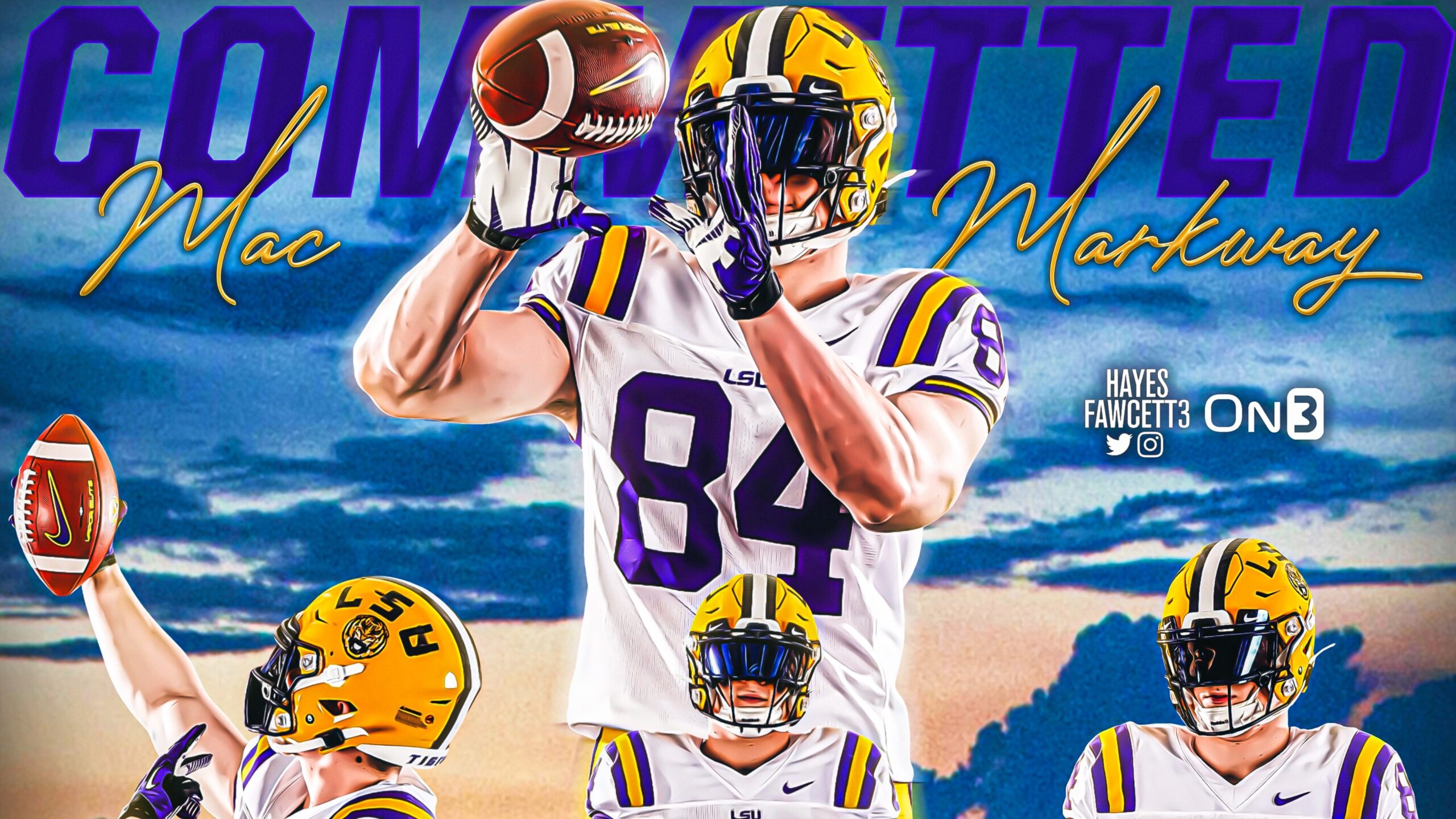 Four-Star TE Mac Markway Commits to LSU Tigers