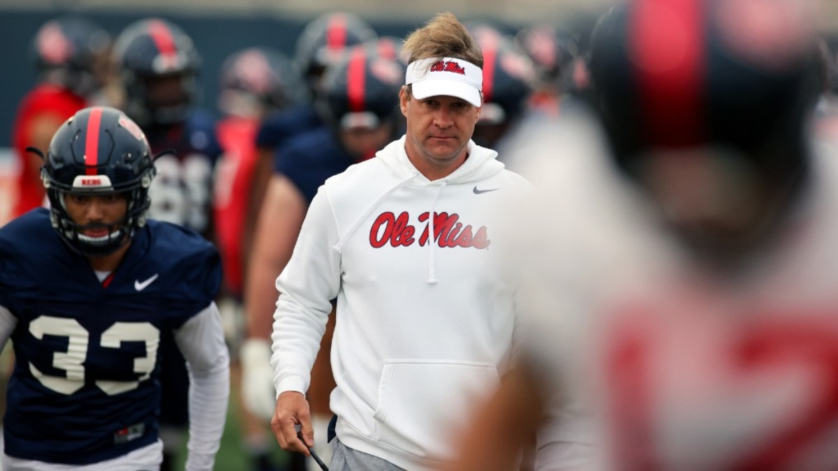 WATCH: Lane Kiffin says Ole Miss quarterback battle has been "exciting ...