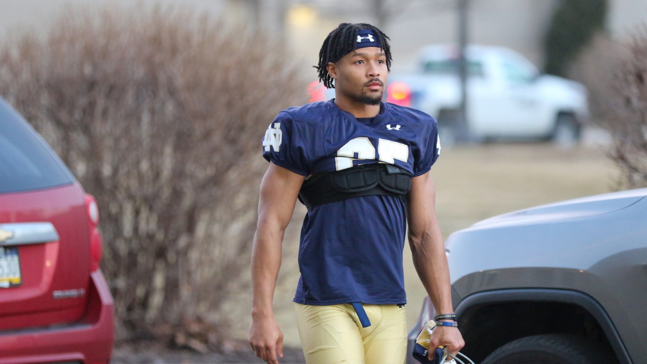How motivated Notre Dame RB Chris Tyree is attacking a crucial offseason