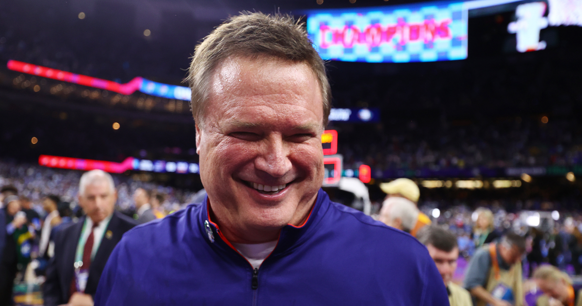 WATCH: Bill Self reveals halftime speech after historic national title ...