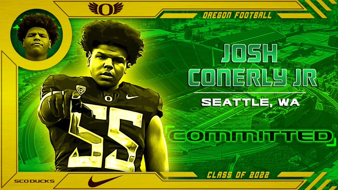 QUACK: Four-Star OT Josh Conerly Commits to Oregon Ducks - On3