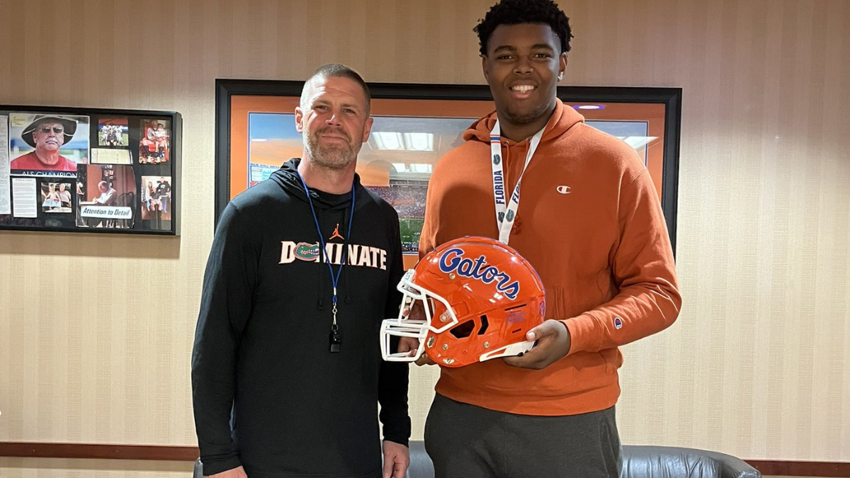 Gators hold advantage with 2023 four-star offensive tackle Caden Jones