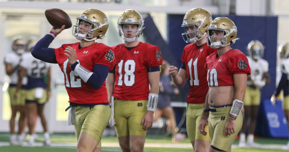 Greg McElroy believes Tyler Buchner will be the starter for Notre Dame ...