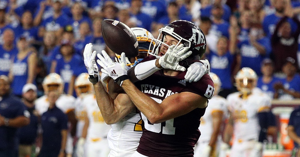 Texas A&M WR Caleb Chapman Enters the Transfer Portal - On3
