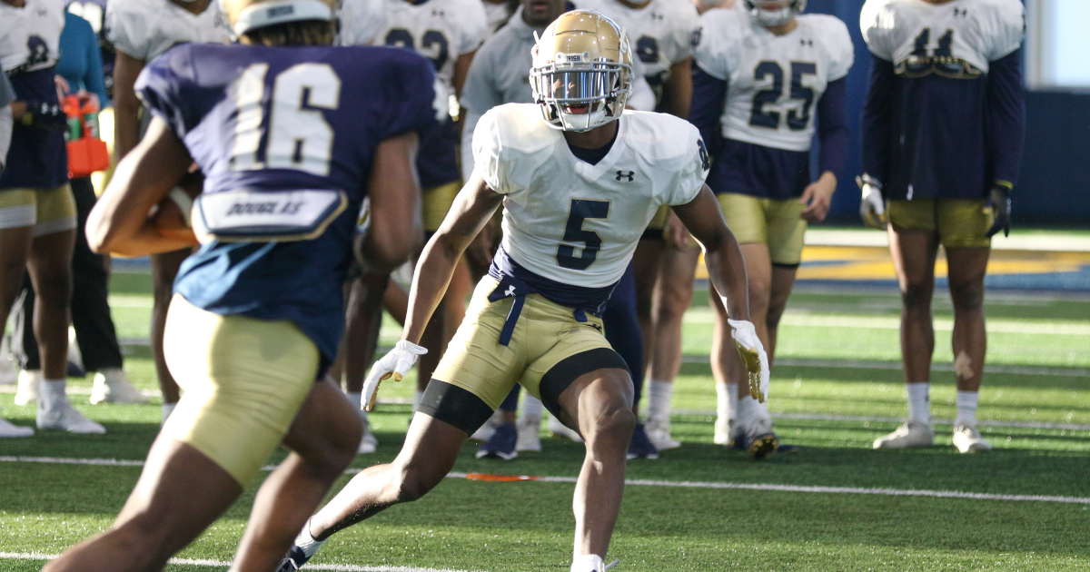 How Notre Dame CB Cam Hart has 'grown a lot' after shoulder surgery
