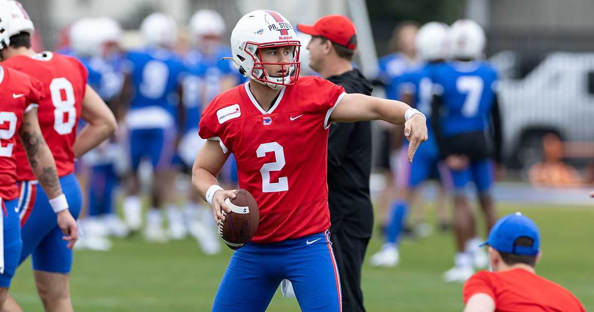 SMU Football continues its journey to finding its starting quarterback ...