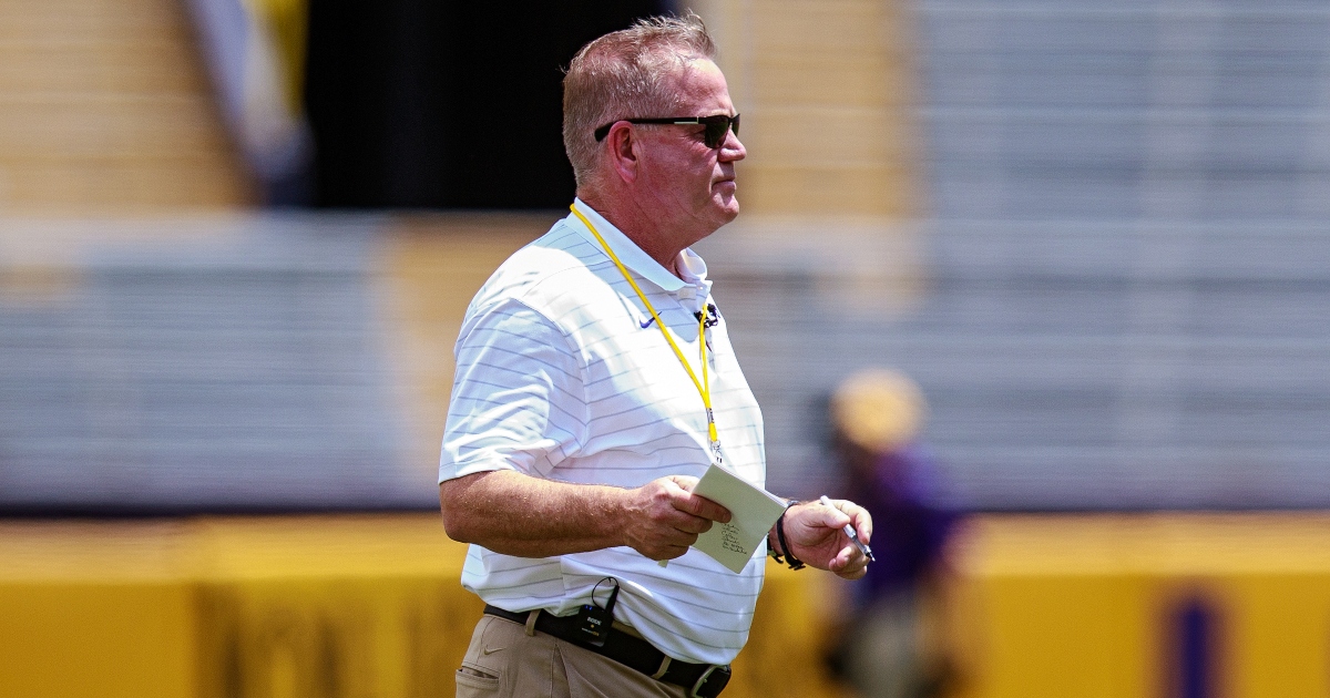 Brian Kelly reviews LSU Spring Game, QB competition - On3