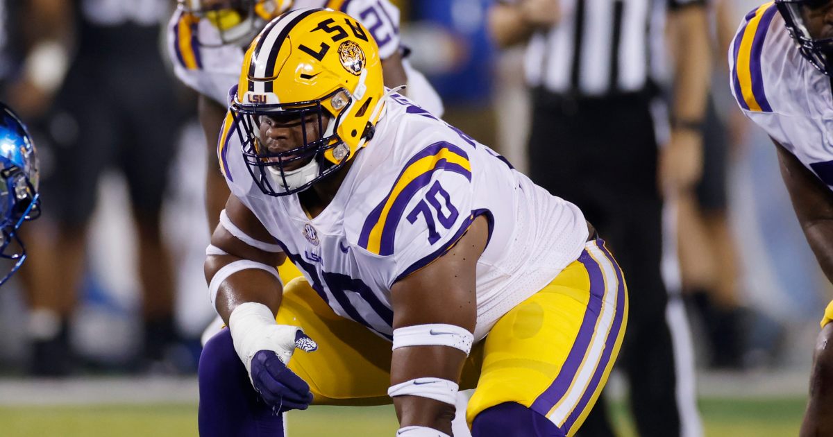Former LSU offensive lineman Ed Ingram deflects question on previously ...