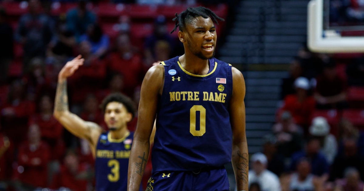 Why Notre Dame G Blake Wesley wanted to 'go for it' in 2022 NBA Draft