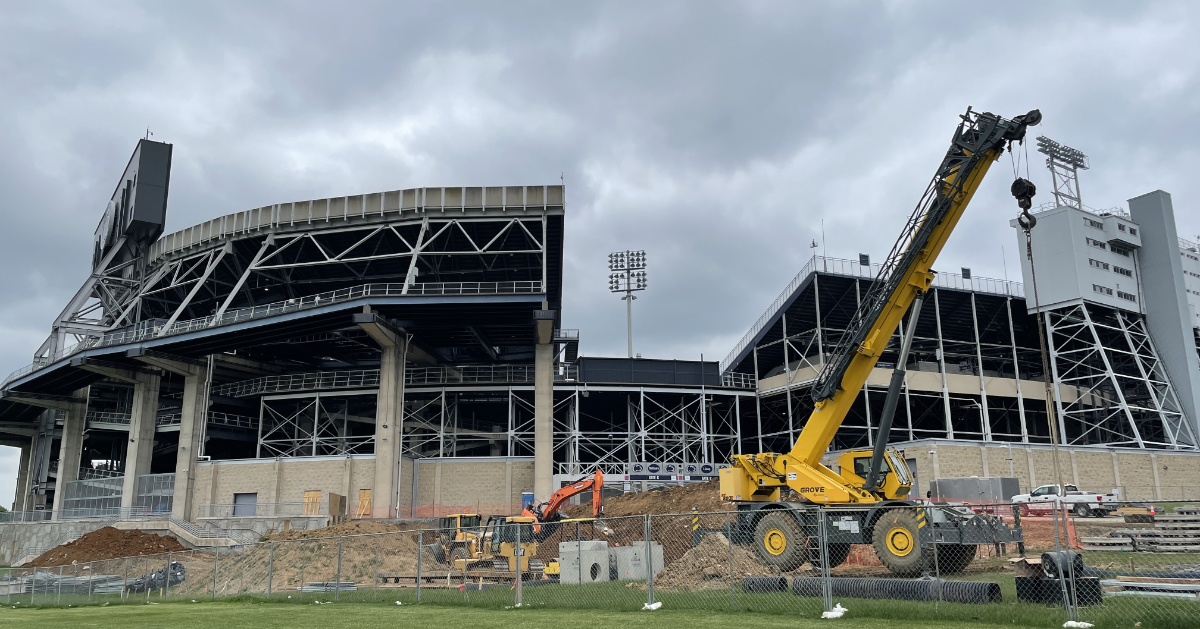 Beaver Stadium work in progress to expand Gate C plaza - On3