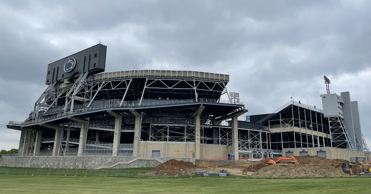 Beaver Stadium work in progress to expand Gate C plaza - On3
