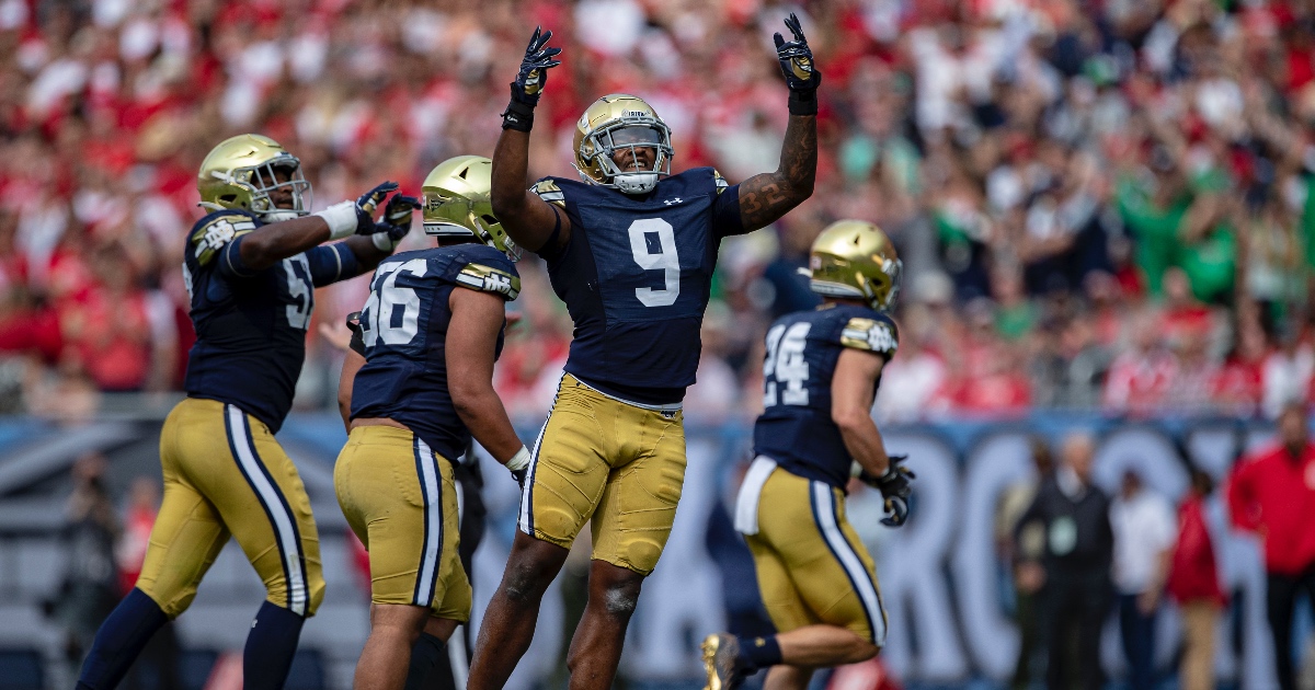 South Point releases betting lines for six 2022 Notre Dame games