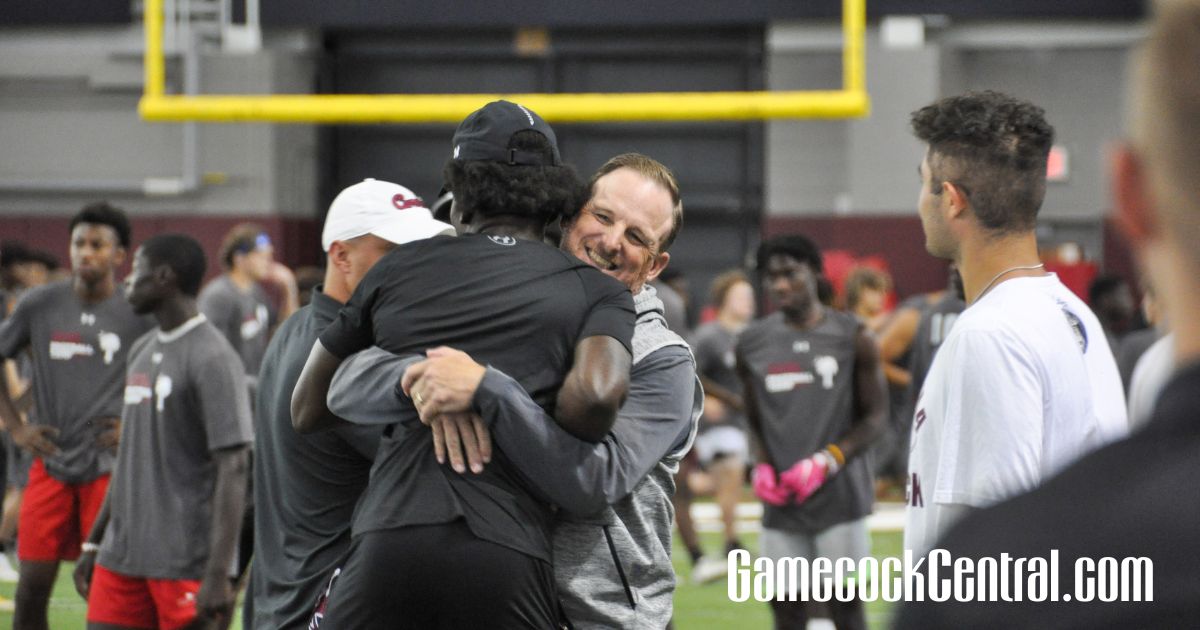 Photos: Big-name Gamecock football recruits at Shane Beamer Camp Fri.