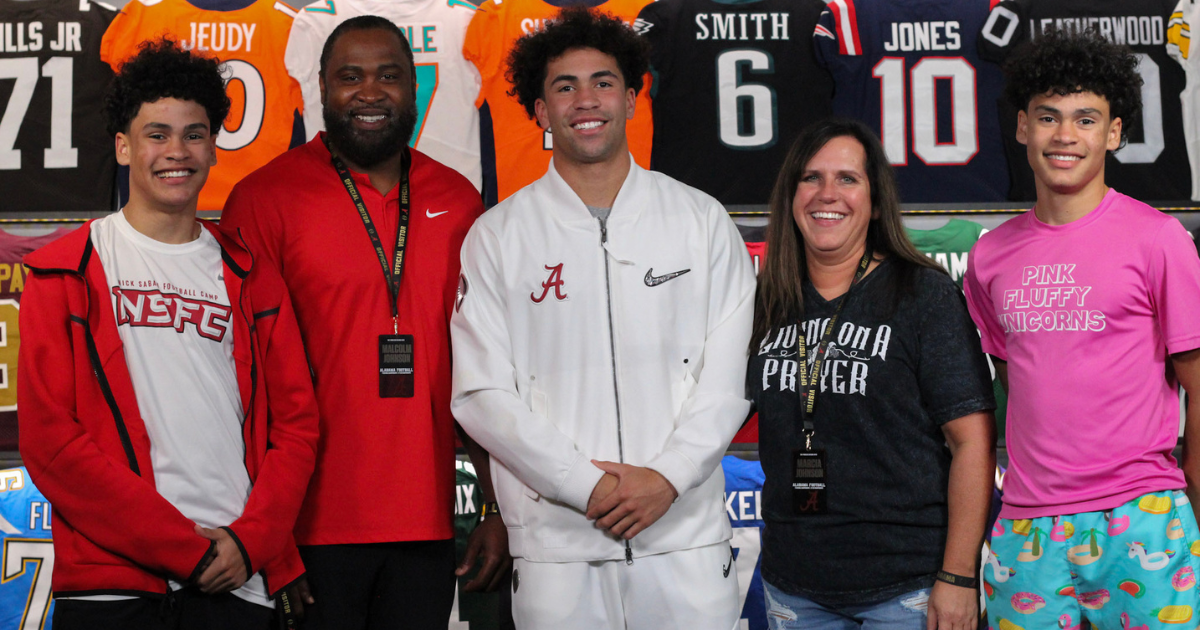 Parents of elite ATH Jacobe Johnson discuss official visit to Alabama - On3