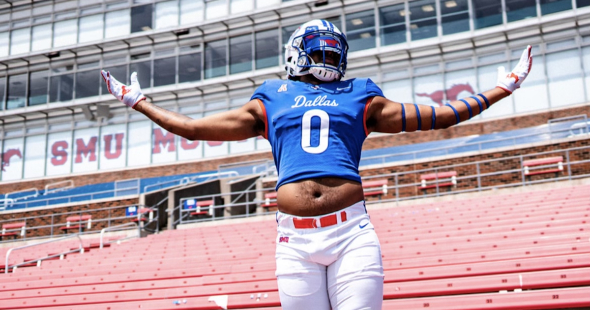BREAKING: 2023 DL Daemian Wimberly commits to SMU - On3
