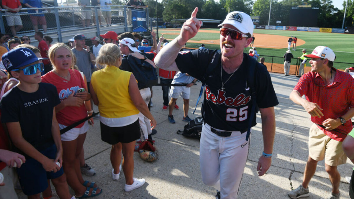 Tim Elko's last ride with Ole Miss has reached its final destination: Omaha