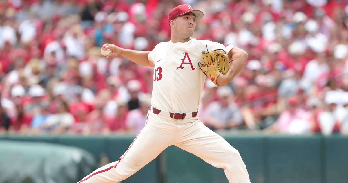 Connor Noland breaks down masterful performance in Arkansas CWS victory ...