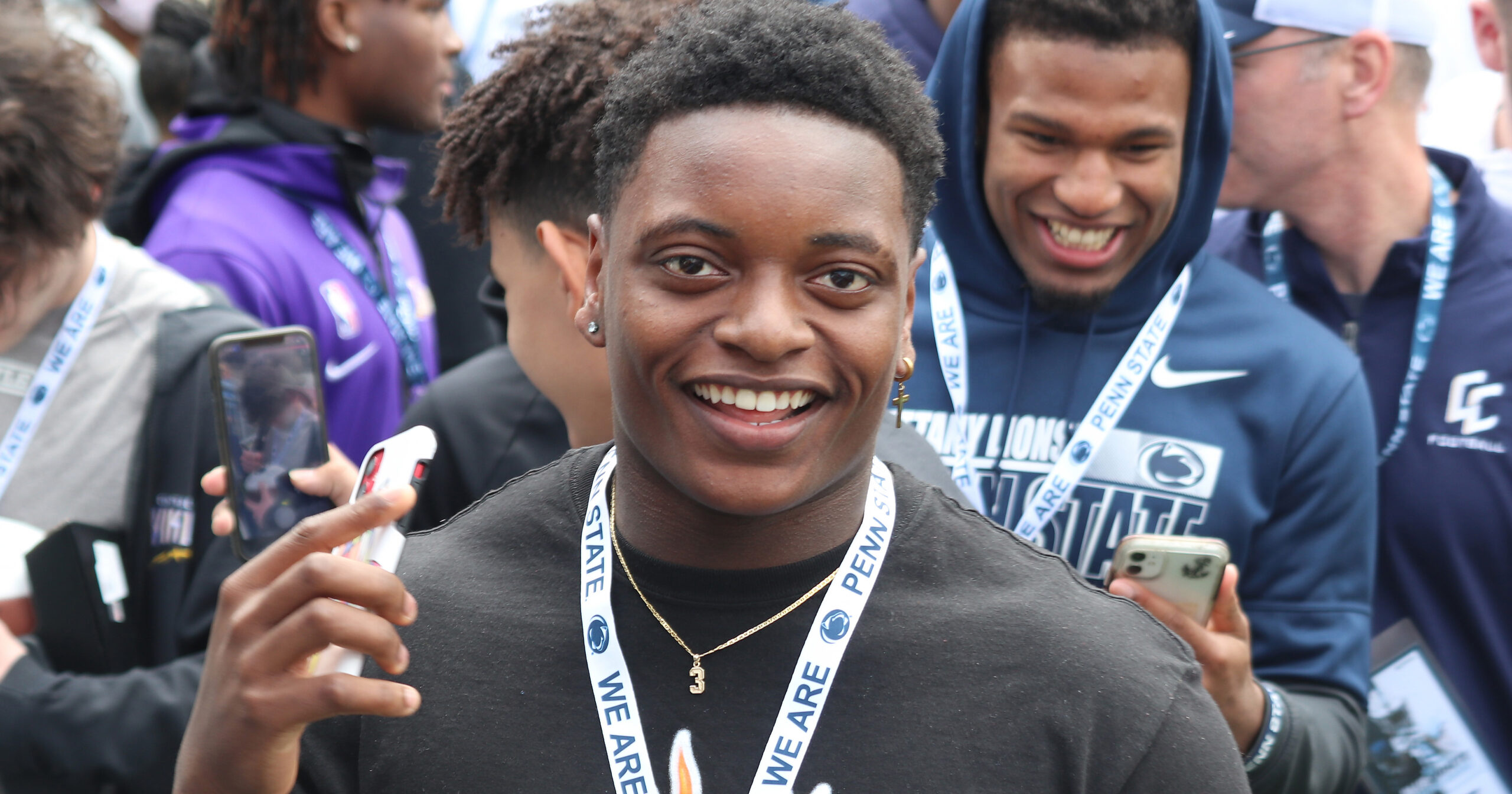 On300 LB Ta'Mere Robinson recaps Penn State official visit - On3
