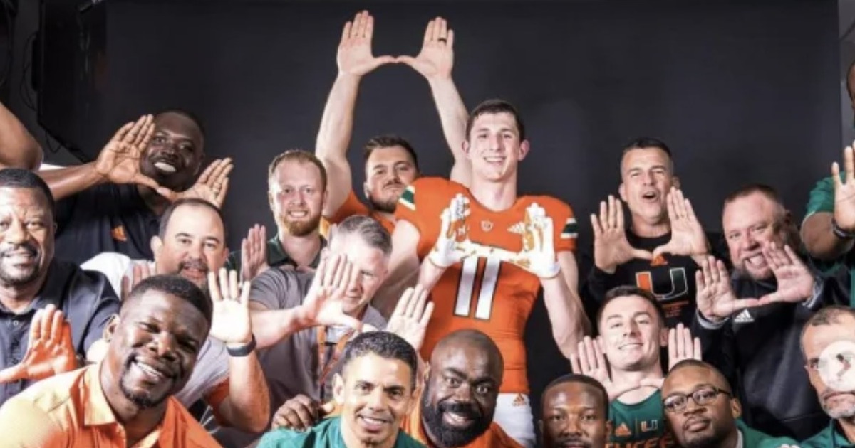 Carver is all in on football and Miami will be the beneficiary