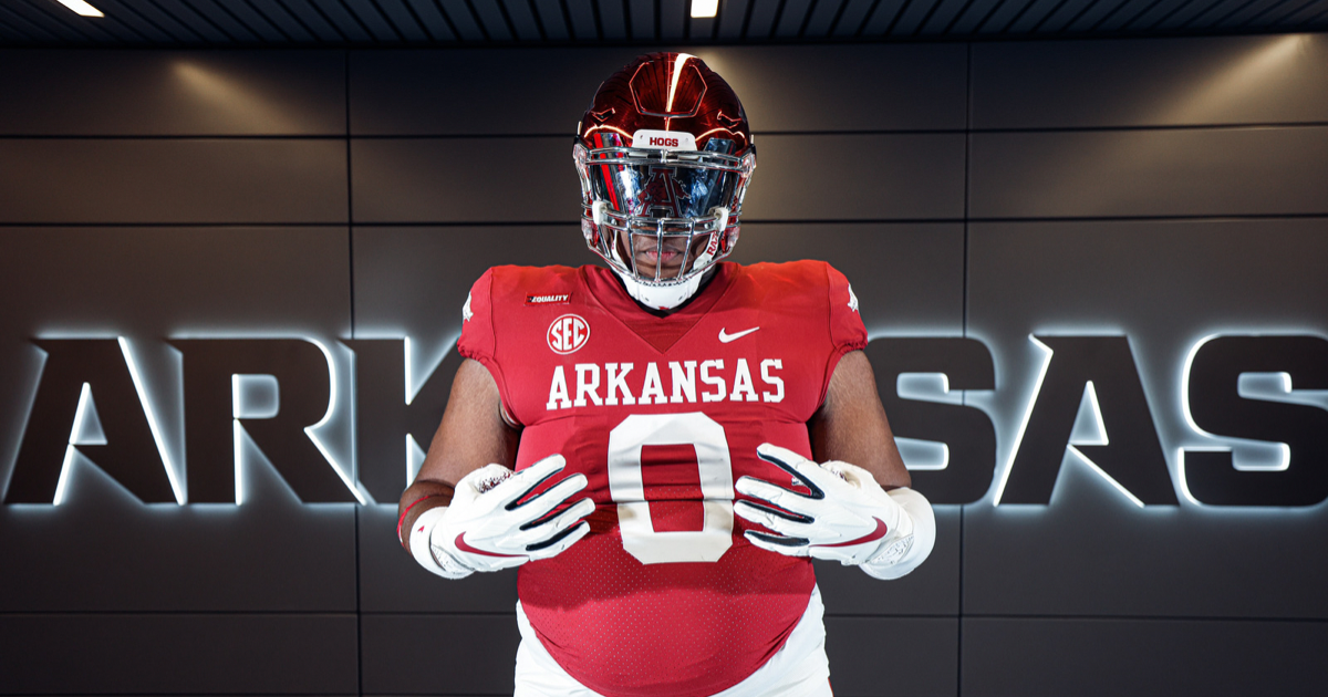 2023 DL Ian Geffrard finds his winning combination in Arkansas