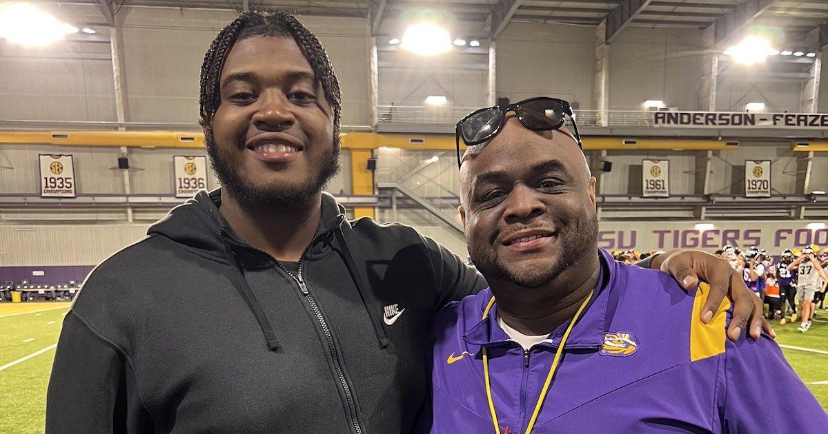 4-star OL Jaydon Chatman enjoys culture, bonding with LSU coaches