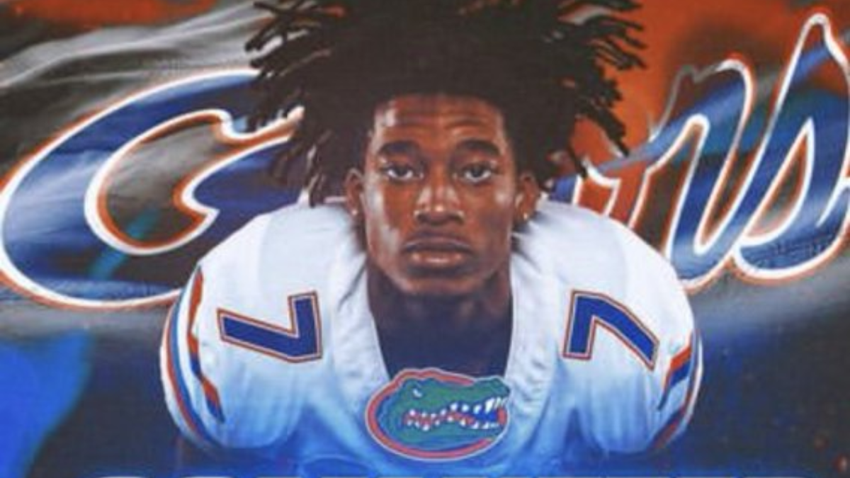 Four-star cornerback Sharif Denson makes the call for the Florida Gators