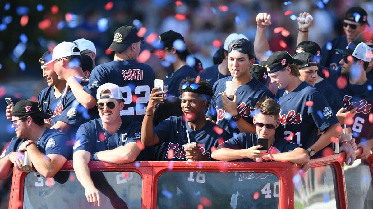 LOOK: Ole Miss baseball celebrates national championship with parade ...