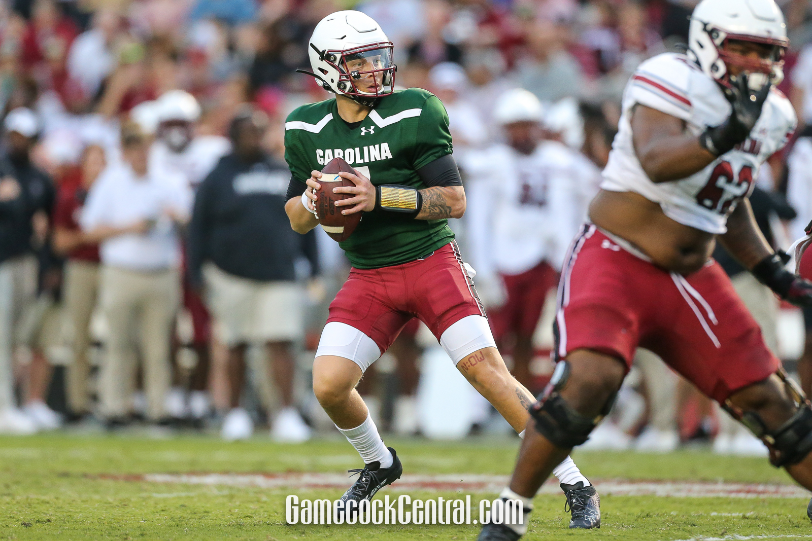 Gamecock football quarterback Spencer Rattler has learned how to adapt