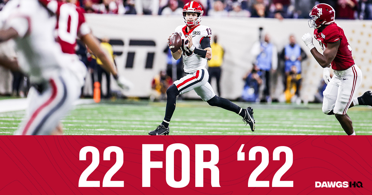 Georgia Bulldogs 22 for '22: Stetson Bennett (No. 3) - On3