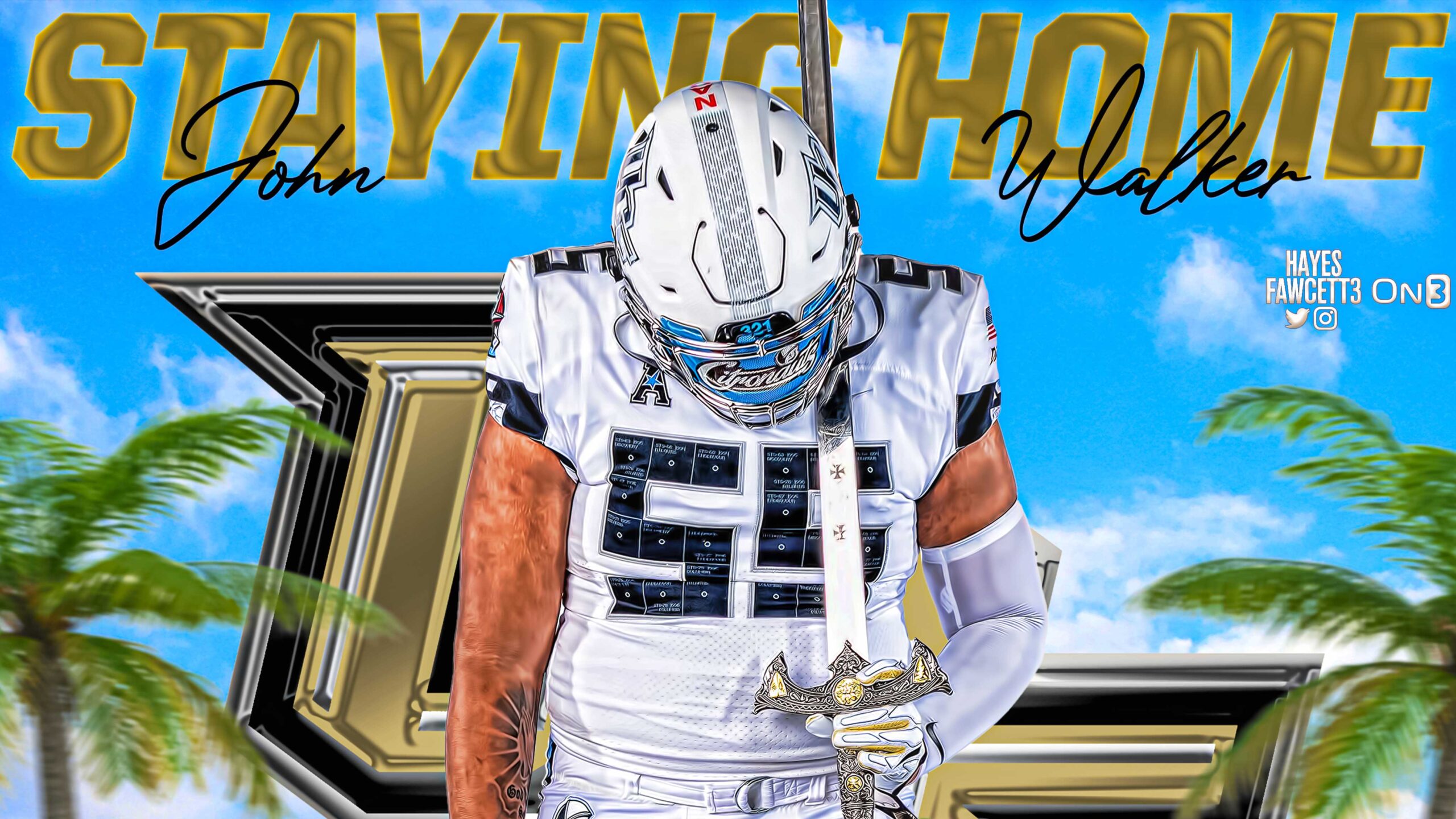 Four-Star DL John Walker commits to UCF
