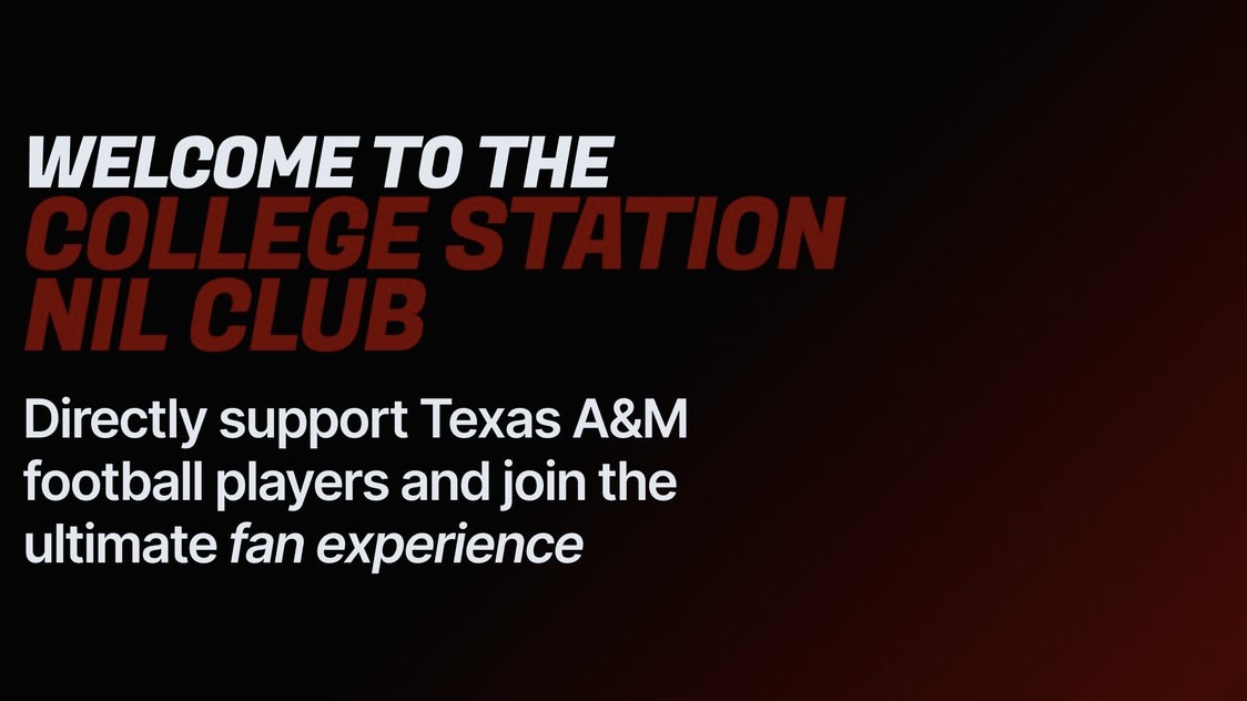 College Station NIL Club goes live, Texas A&M fans plan to contribute