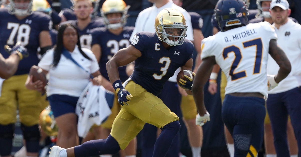 Why Notre Dame WR Avery Davis is no longer afraid of failure: ‘I had to ...