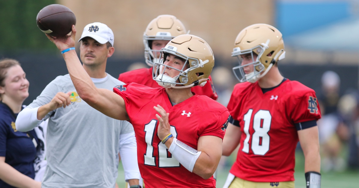 Tommy Rees' conviction in Notre Dame QB Tyler Buchner comes to fruition