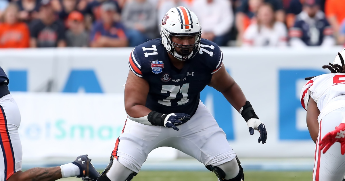 Auburn OL Brandon Council declares for 2023 NFL Draft