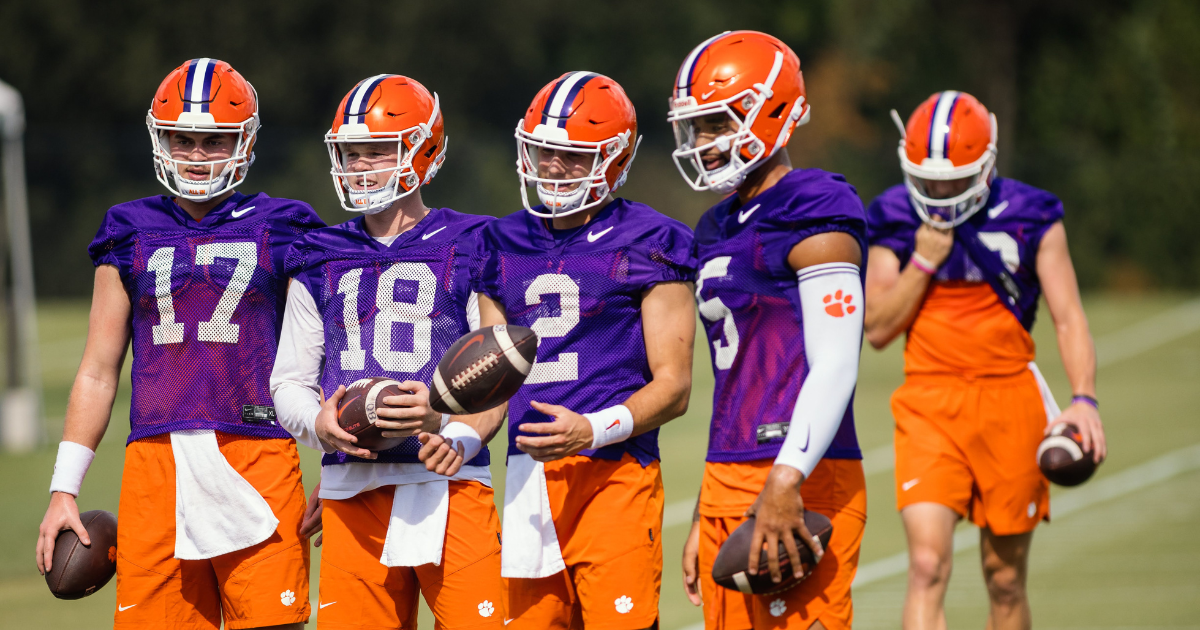 Clemson football: Practice observations from Friday, including injured WRs