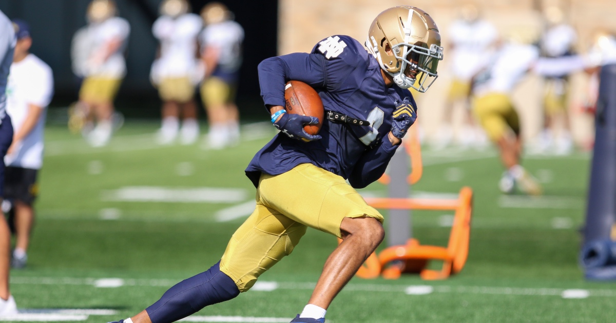 How the Avery Davis injury will alter the Notre Dame WR room heading in ...