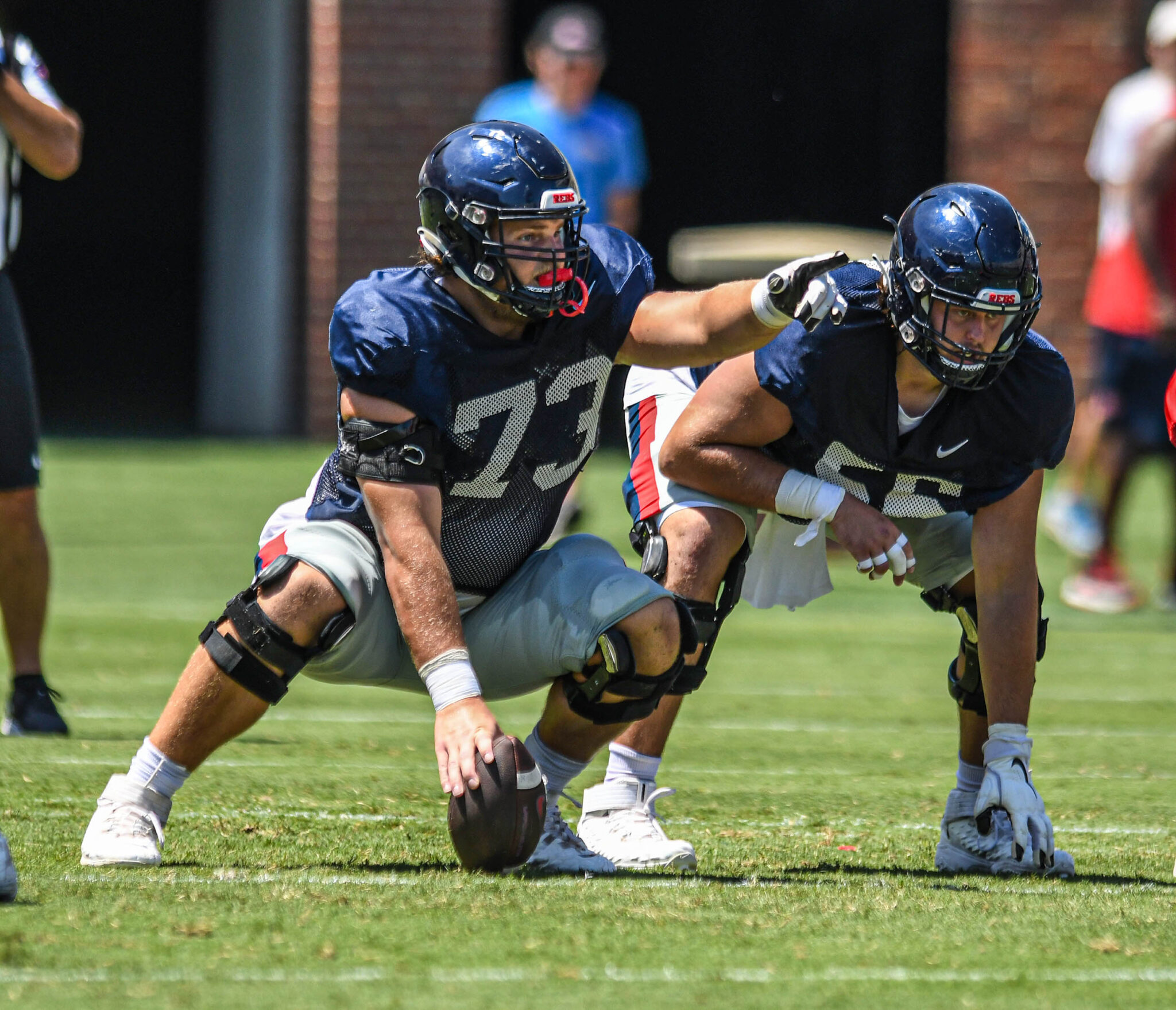 Jaxson Dart shines in Ole Miss football's first scrimmage of fall camp