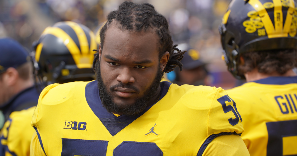 Michigan football DT Mazi Smith reacts to being named team captain