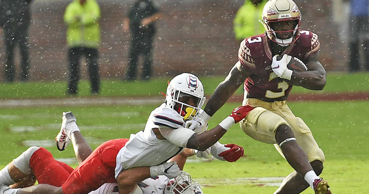 Running backs, Jordan Travis power FSU Football to season-opening romp ...