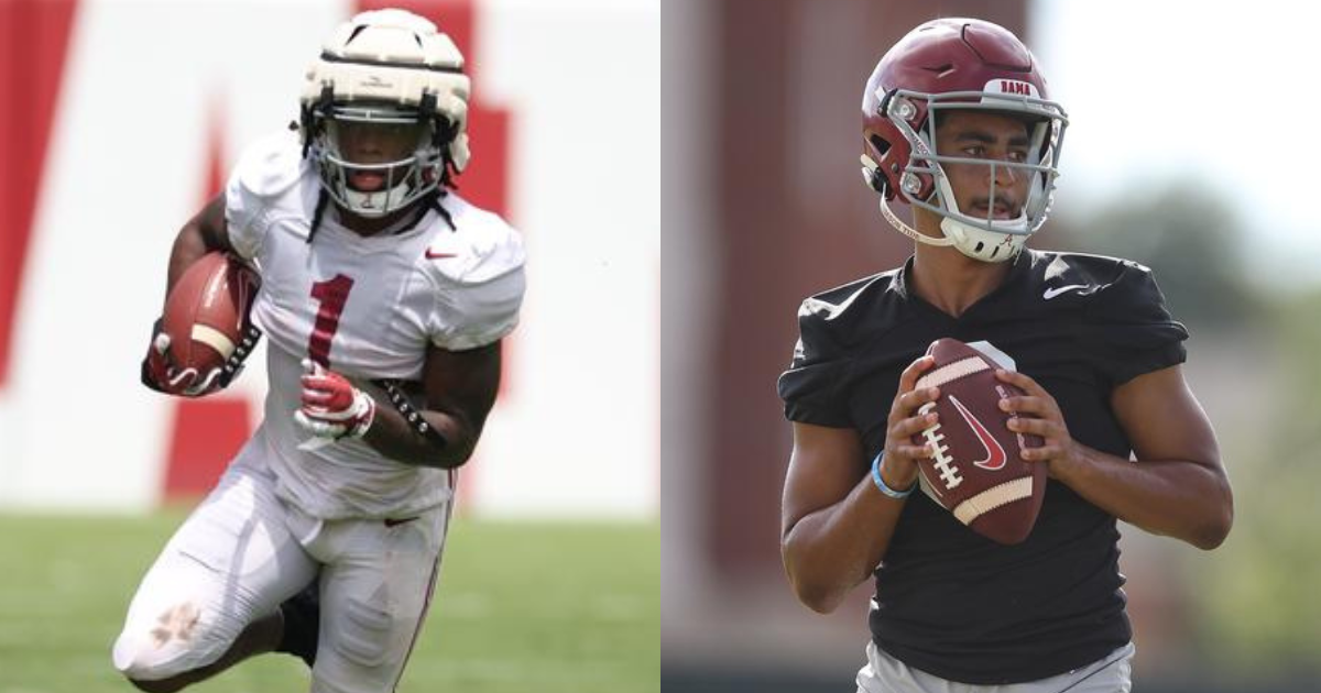 Jahmyr Gibbs reveals what it's like playing with Bryce Young, how they ...