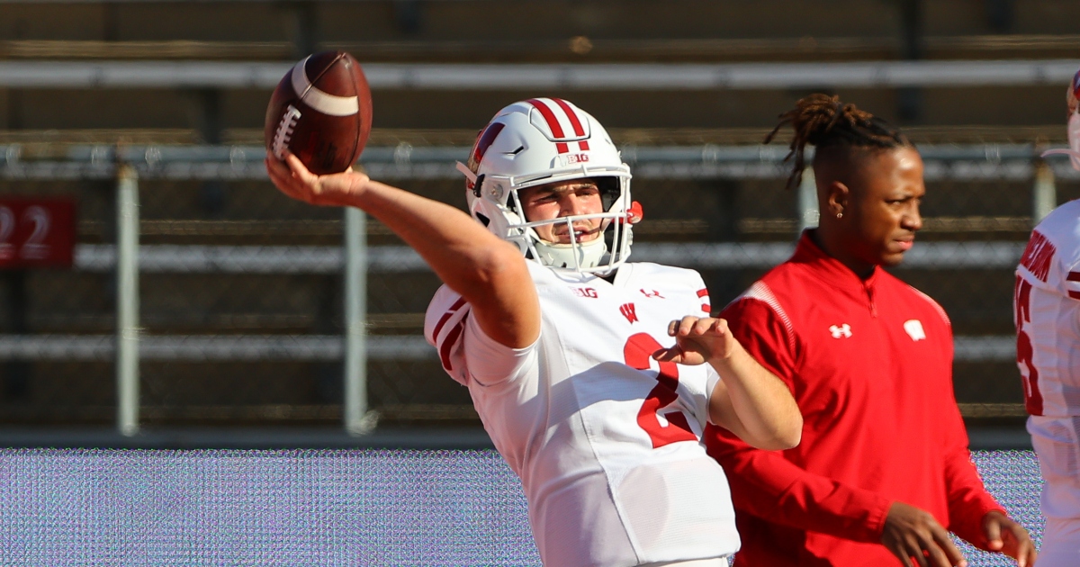 Report: Wisconsin backup QB Chase Wolf out indefinitely with practice ...