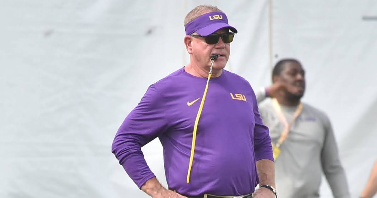 LSU's Brian Kelly breaks down showdown with FSU; talks Jordan Travis ...