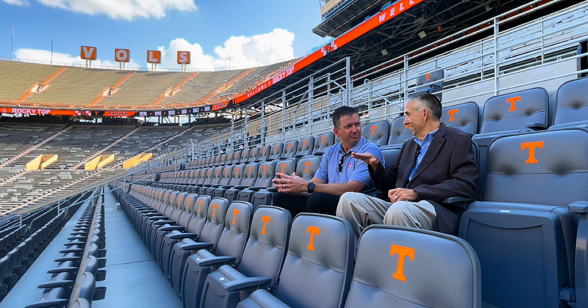 Tennessee Vol AD Danny White takes tour of Neyland Stadium